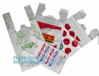 China Biodegradable White Trash Bags Compostable Food Waste Bags, cornstarch 100% biodegradable compostable bags on roll for f for sale