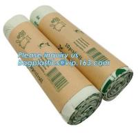 China environmentally friendly plastic bags, 100% compostable t-shirt plastic shopping bags, PLA, Compostable Plastic Bag, Fla for sale