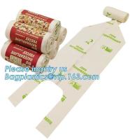 China 100% Biodegradable cornstarch popcorn bags, Compostable EPI 100% OXO Biodegradable Plastic Bags for sale
