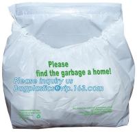 China Edible 100% fully compostable biodegradable plastic k bag made of organic corn starch for sale