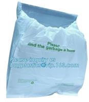 China Edible 100% fully compostable biodegradable plastic k bag made of organic corn starch for sale