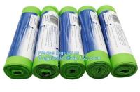 China Biodegradable & Compostable Transparent Poly Flat Bags On Roll With Paper Core For Supermarket for sale