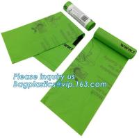China Biodegradable & Compostable Transparent Poly Flat Bags On Roll With Paper Core For Supermarket for sale
