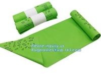 China Customized 100% Biodegradable Compostable Disposable Trash Garbage Waste T-shirt Shopping Plastic Packaging Bags With for sale