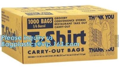 China T-shirt 100% Biodegradable Plastic Charity Bag, Custom printing plastic flat poly bags with air hole, charity donations for sale