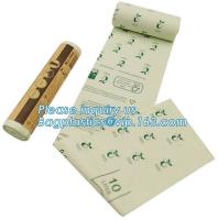 China Cornstarch Compostable Shopping Plastic Food Handle t-shirt Bag, Customized degradable and compostable plastic food pack for sale