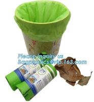 China Cornstarch Compostable Shopping Plastic Food Handle t-shirt Bag, Customized degradable and compostable plastic food pack for sale