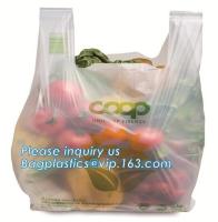 China biodegradable die cut handle food packaging compostable plastic bag, Compostable Food Storage Sandwich Bag for sale