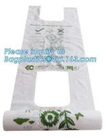 China compostable supermarket star seal flat bag on roll for food, 100% compostable custom colourful printed gusset plastic pe for sale