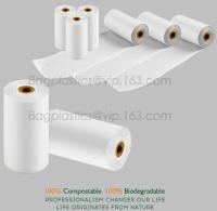 China Cornstarch 100% biodegradable compostable shopping bag on roll, compostable 100% biodegradable shopping bags with EN1343 for sale