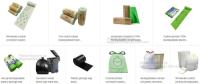 China Compostable plastic vest handle bag shopping t-shirt bag, Biodegradable cornstarch eco friendly food waste bags for sale