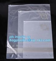 China Custom Packaging Clear PVC Jelly Bag with Plastic Slider k PVC Storage Cosmetics Packing Bag, white logo small pla for sale