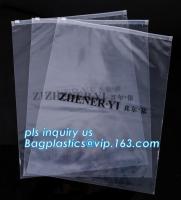China Custom Packaging Clear PVC Jelly Bag with Plastic Slider k PVC Storage Cosmetics Packing Bag, white logo small pla for sale