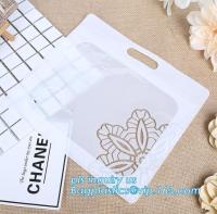 China Apparel Garment Clothing package PE slider zip bag, zipper k packaging bags with slider zipper,pvc packaging bags for sale
