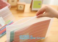 China waterpoof coffee packaging non woven slider packaging, Coex PP k bags, Translucent Eva Plastic Slider Zipper Cloth for sale