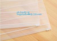 China waterpoof coffee packaging non woven slider packaging, Coex PP k bags, Translucent Eva Plastic Slider Zipper Cloth for sale