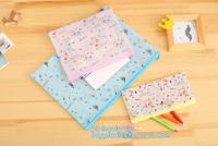 China PVC file bag pencil case file folder documents filling bag office school suppllies stationery bag, A4 zipper stationery for sale