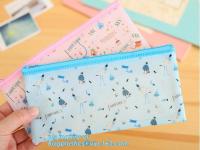 China office stationery ladies document A4 file wallet bag, B4 A4 B5 A5 A6 zipper file office stationery Canvas zip document f for sale