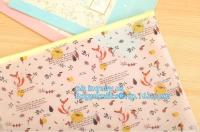 China office stationery ladies document A4 file wallet bag, B4 A4 B5 A5 A6 zipper file office stationery Canvas zip document f for sale