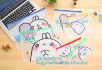China office stationery ladies document A4 file wallet bag, B4 A4 B5 A5 A6 zipper file office stationery Canvas zip document f for sale