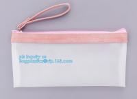 China Organizer Zipper Bag Folder Office Stationery bag, zipper optional size stationery Envelope PP File Bag, document bag fi for sale