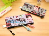 China Organizer Zipper Bag Folder Office Stationery bag, zipper optional size stationery Envelope PP File Bag, document bag fi for sale