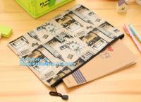 China Organizer Zipper Bag Folder Office Stationery bag, zipper optional size stationery Envelope PP File Bag, document bag fi for sale