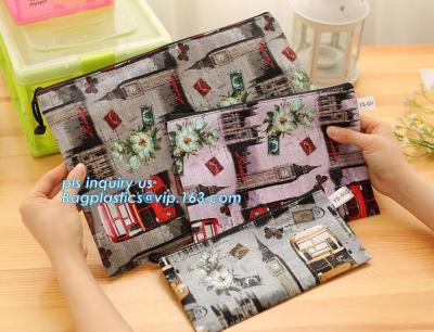 China Organizer Zipper Bag Folder Office Stationery bag, zipper optional size stationery Envelope PP File Bag, document bag fi for sale