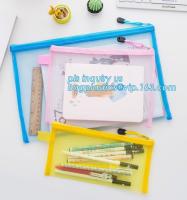 China Economical mesh zipper file bag transparent pvc document bag waterproof storage bag for sale