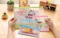 China Customize Mesh PVC Pencil Bag A4 Travel Passport Pouch, Plastic k document file bag for sale
