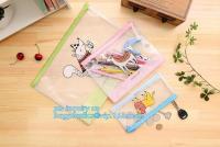 China Customize Mesh PVC Pencil Bag A4 Travel Passport Pouch, Plastic k document file bag for sale
