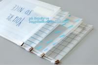 China transparent slider zipper bag for clothes, customized plastic slider zipper bag with outer pocket, slider bag/zipper bag for sale