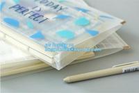 China PE & PP double slider wholesale pe plastic file pouch with zipper, PP Plastic Slider Zip Lock A4 Doucment Files Holder B for sale