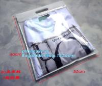 China Frosted EVA cloth storage bag ladies large capacity custom foldable slider zipper plastic, Slider zipper bags plastic ba for sale