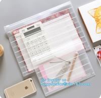 China Frosted EVA cloth storage bag ladies large capacity custom foldable slider zipper plastic, Slider zipper bags plastic ba for sale