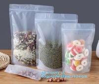 China poly zip bags leakproof plastic slider zipper bags for packaging, slider k printed pvc zipper bags, quad sealed sl for sale