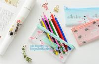 China A3/A4/A5/A6/B4/B5/B6/B8 Zipper gridding Mesh Bag File Document Bag School Office Supply PVC File Folder for sale