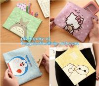 China A3/A4/A5/A6/B4/B5/B6/B8 Zipper gridding Mesh Bag File Document Bag School Office Supply PVC File Folder for sale