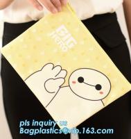 China A3/A4/A5/A6/B4/B5/B6/B8 Zipper gridding Mesh Bag File Document Bag School Office Supply PVC File Folder for sale