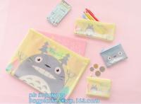 China Boys girls solid color large capacity canvas pencil bag case, stationery pencil bag pen case school supplies pencilcase for sale