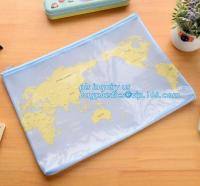 China PVC slider promotional packaging bag, pe zipper bag/zipper document bag/zipper file folder bag,Mesh Bag File Document Ba for sale