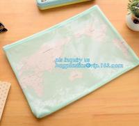 China PVC slider promotional packaging bag, pe zipper bag/zipper document bag/zipper file folder bag,Mesh Bag File Document Ba for sale