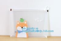 China PVC slider promotional packaging bag, pe zipper bag/zipper document bag/zipper file folder bag,Mesh Bag File Document Ba for sale