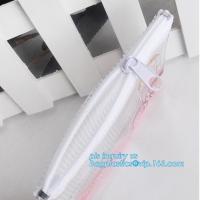 China 100% Biodegradable eco-friendly k slider plastic transparent clear EVA bag, stationery package slider bag with cus for sale