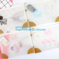China 100% Biodegradable eco-friendly k slider plastic transparent clear EVA bag, stationery package slider bag with cus for sale