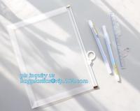 China durable materail printed customized 4 side seal clear/transparent slider zipper bag/pouch for electronic equipment for sale