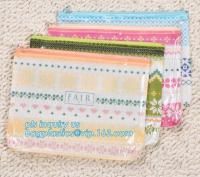China custom transparent pvc slide zipper file bags, cosmetic makeup pen pencil stationery case, PVC plastic slider zipper bag for sale