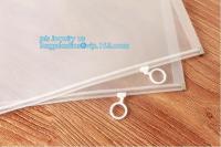 China Zipper Slider Clear Pvc Bag For toothbrush bag, Stationery Ruler Set Packaging Bag with Slider, k pvc bag slider t for sale