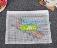 China Biodegradable eco-friendly slider k frosted EVA bag, PVC Wash Bag With Slider Zipper, Eco-friendly plastic puller for sale