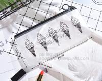 China Clear vinyl slider garment bag with zip lock, Vinyl Transparent PVC Slider Zip lock Bag, Plastic Document Bag for sale